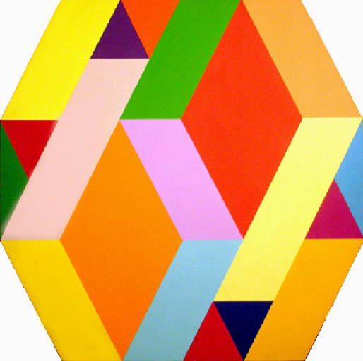 Arthur Boden, Diamonds, Acrylic Painting