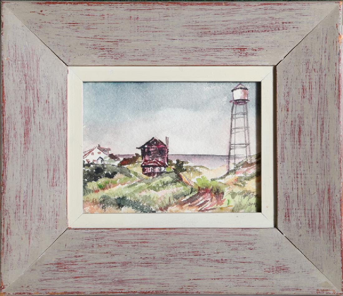 Edith Bry, Fire Island 4, Watercolor Painting