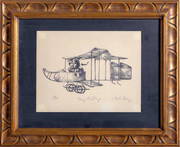 Charles Bragg, Meyer The Flyer, Lithograph