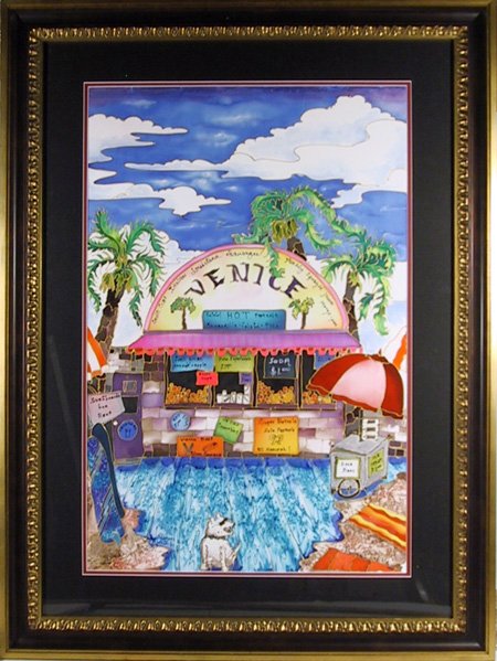72: Linnea Pergola, Venice Beach, California, Painting