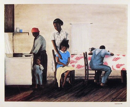 37: Arthur Dawson, Saturday Evening, Poster
