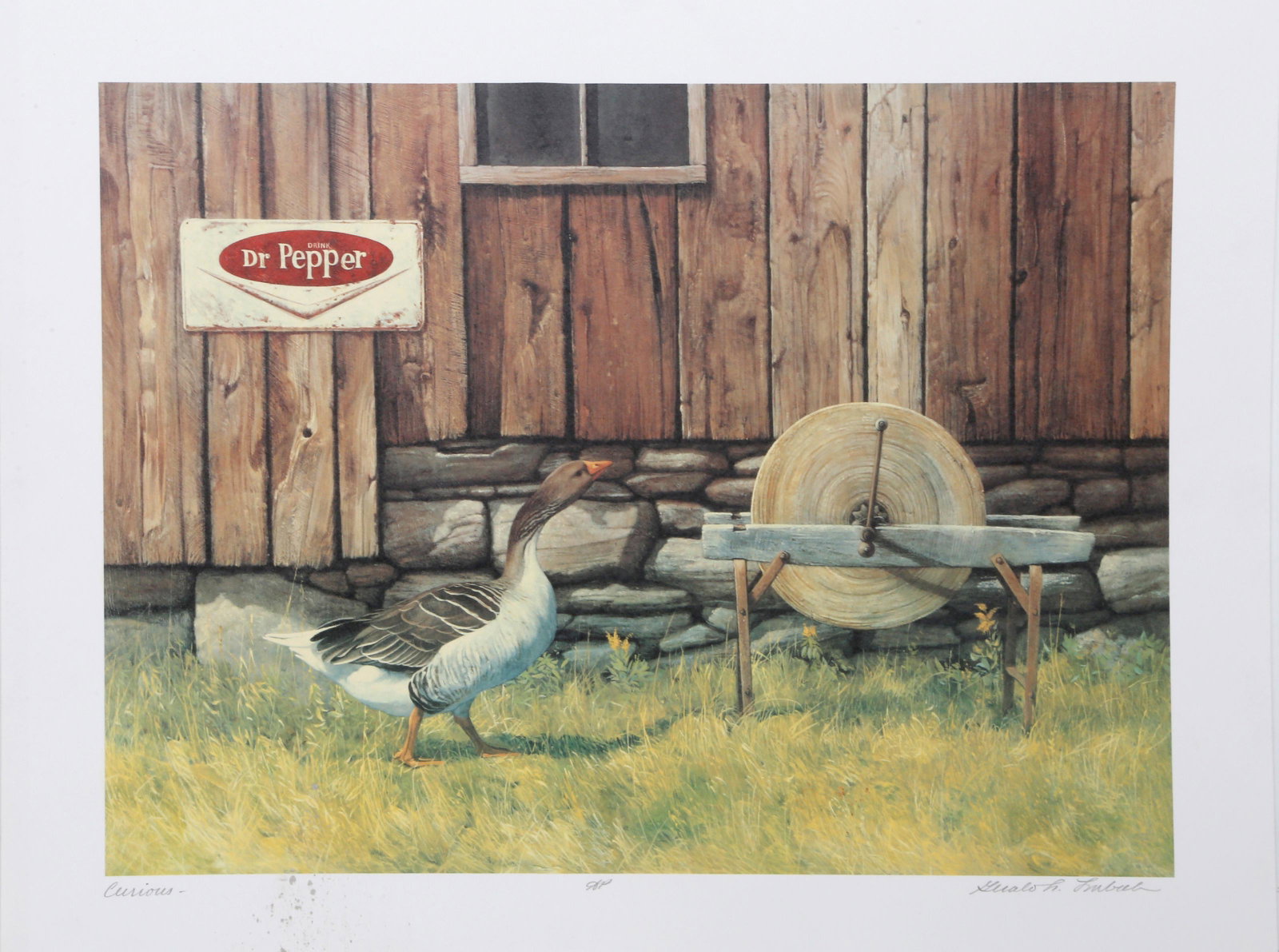 For Auction: Gerald Lubeck, Curious, Lithograph, titled (#2819) on May ...