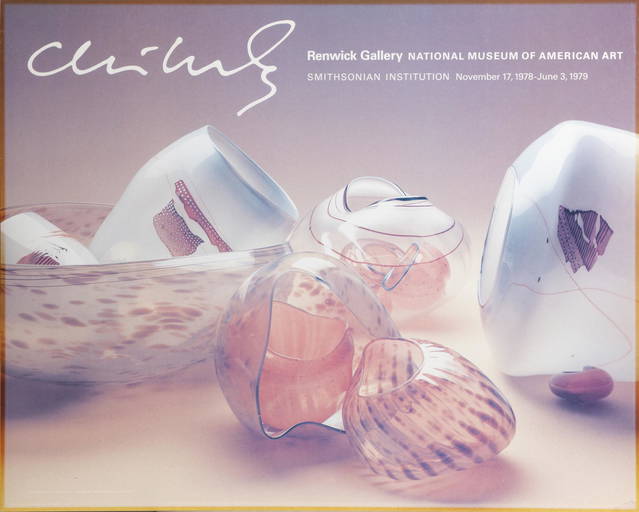Dale Chihuly, Renwick Gallery, Poster On Board