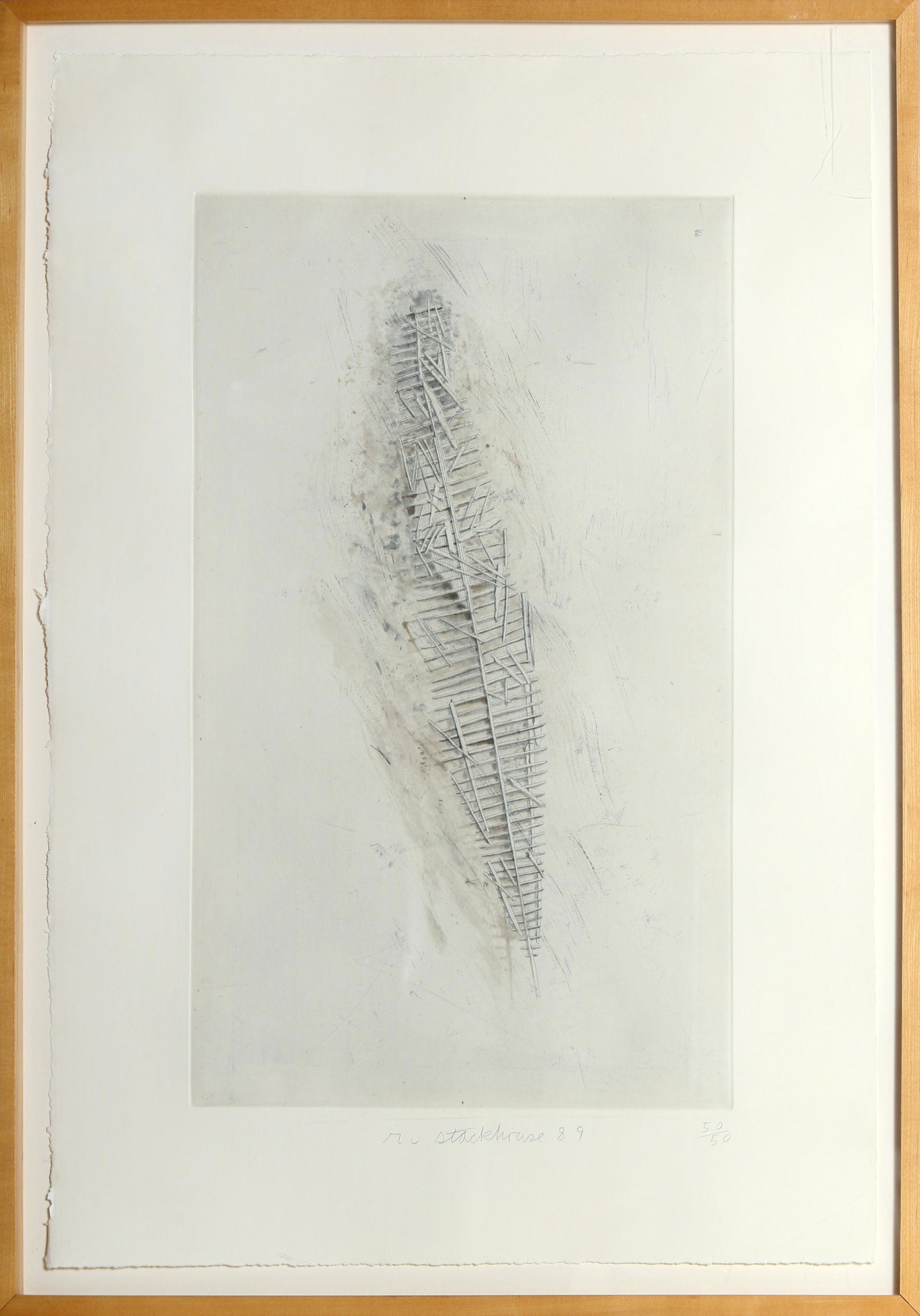 Robert Stackhouse, Sources And Structures 1, Etching