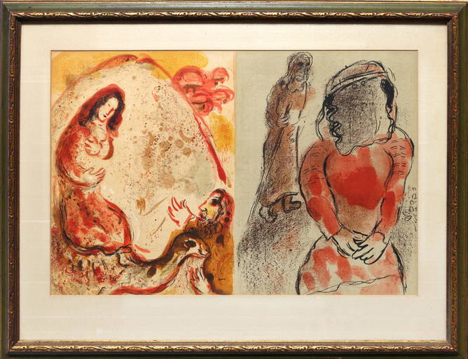Marc Chagall, Rachel Hides Her Father's Household Gods From The Bible ...