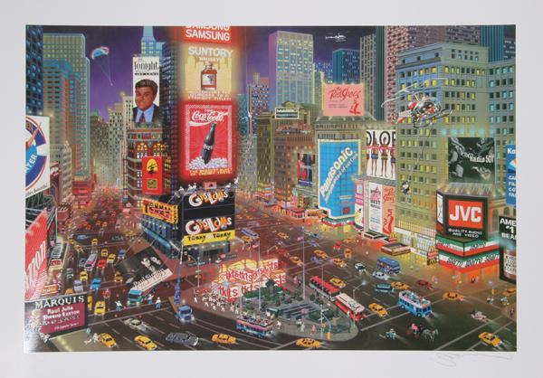 Alexander Chen, Times Square, Screenprint - Mar 25, 2023 | RoGallery in NY