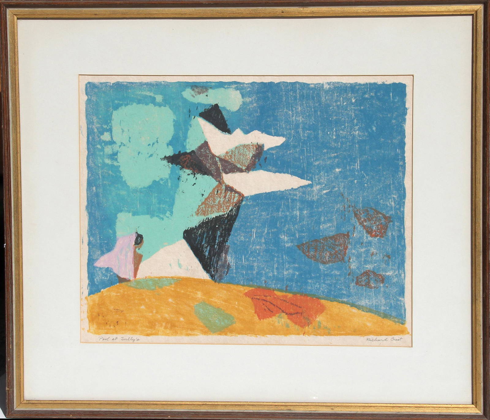 Richard Crist, Pool at Sully's , Woodcut (#2660) on Mar 25, 2023 ...