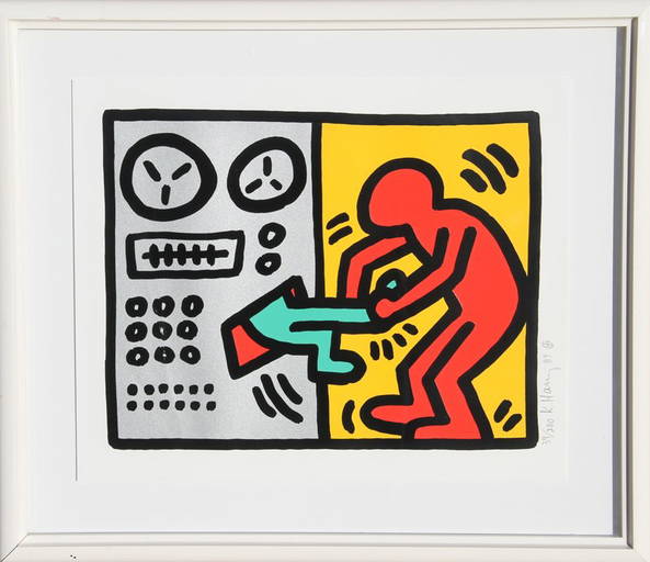 Keith Haring, Pop Shop Iii Computer, Silkscreen
