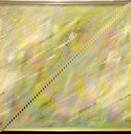 Michael Schreck, Composition, Oil On Canvas