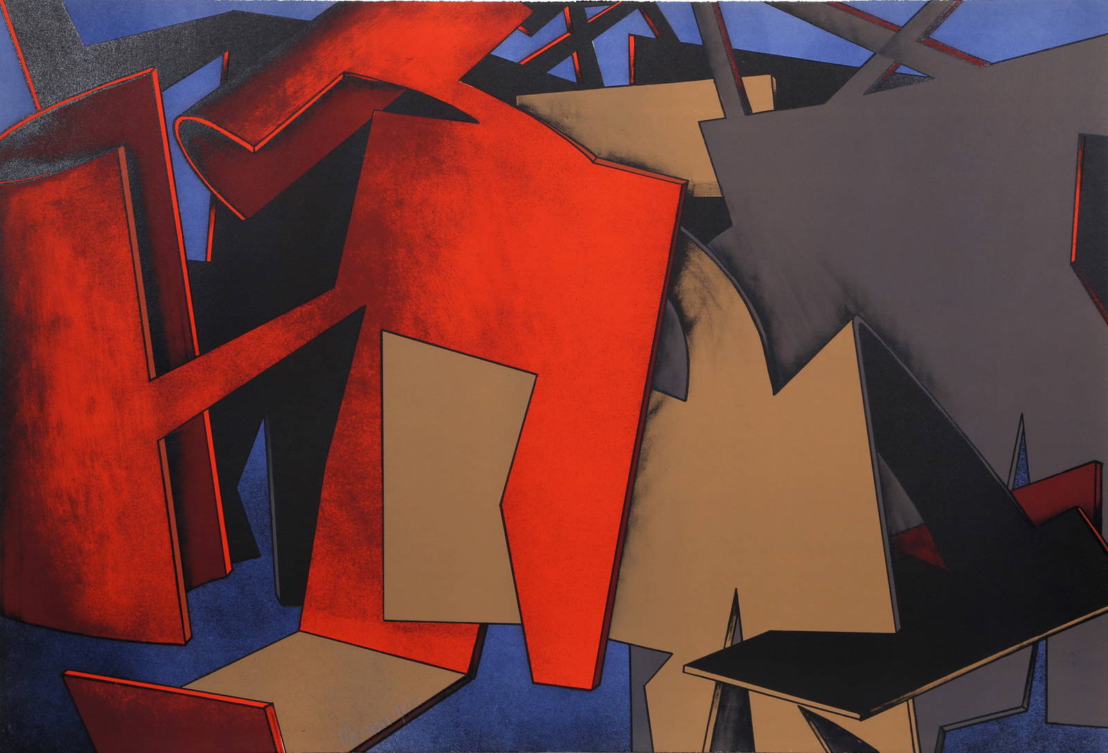 Jasha Green, Untitled 24, Lithograph Auction