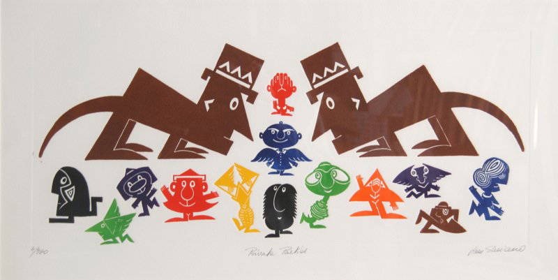 Jean Sariano, Private Parties, Etching