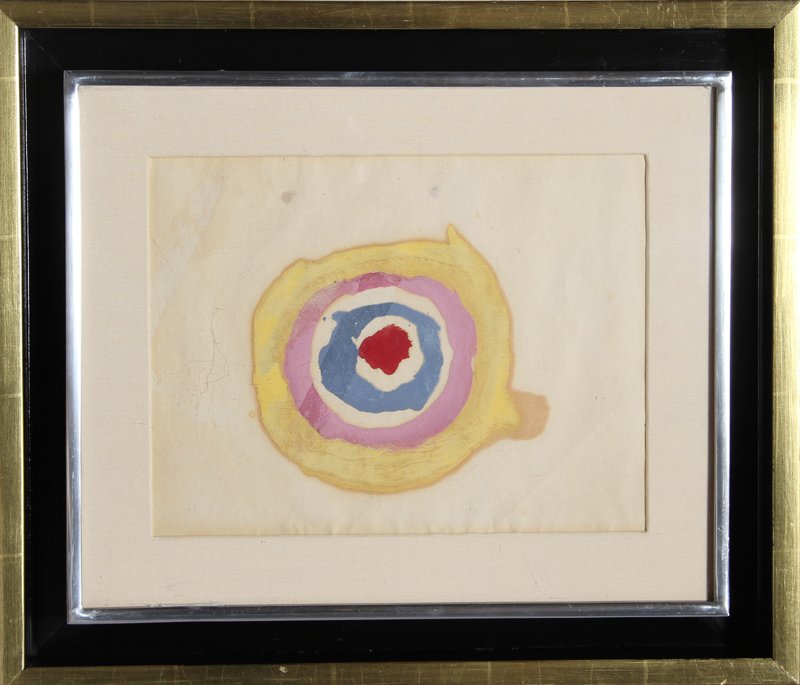 Kenneth Noland, Target, Watercolor