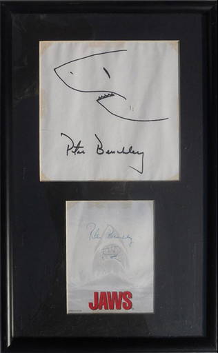 Peter Benchley, Jaws Doodle, Marker Drawing With Mini
