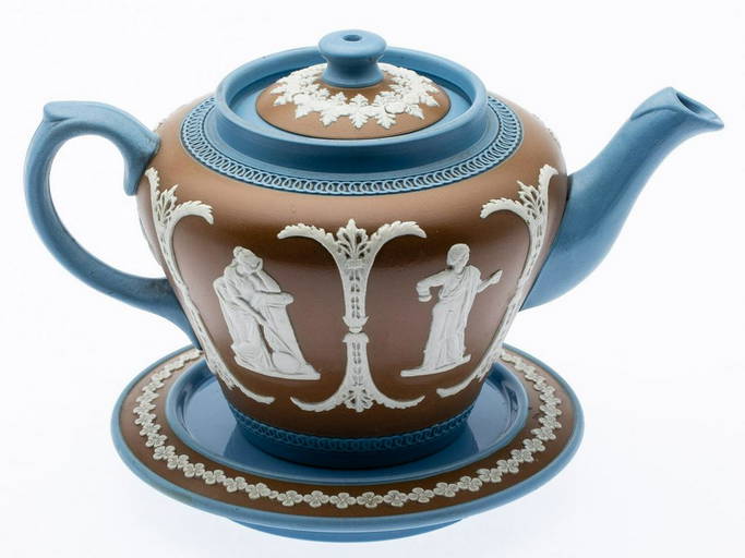 English Dudson Brothers Jasperware Teapot (#0156) on Oct 26, 2021 ...