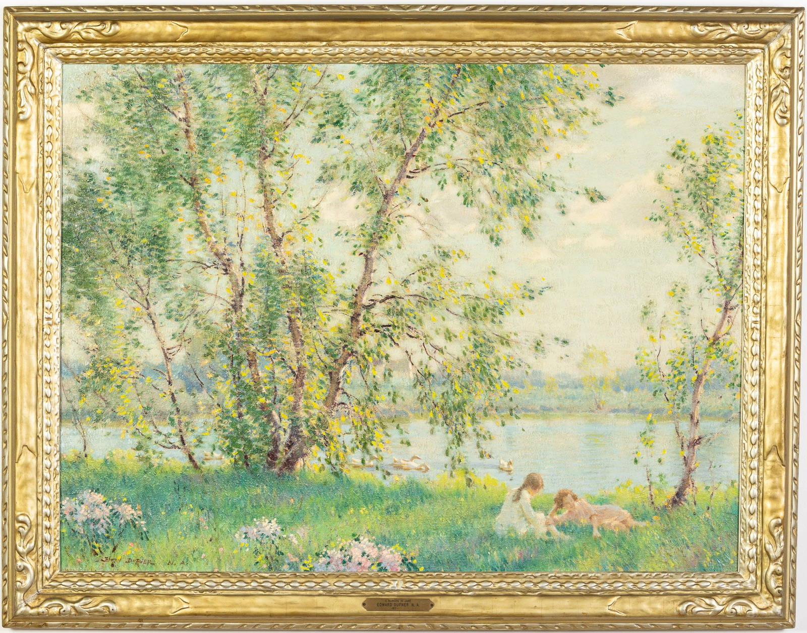 Edward Dufner (1872-1957), A Morning In June, O/c Auction