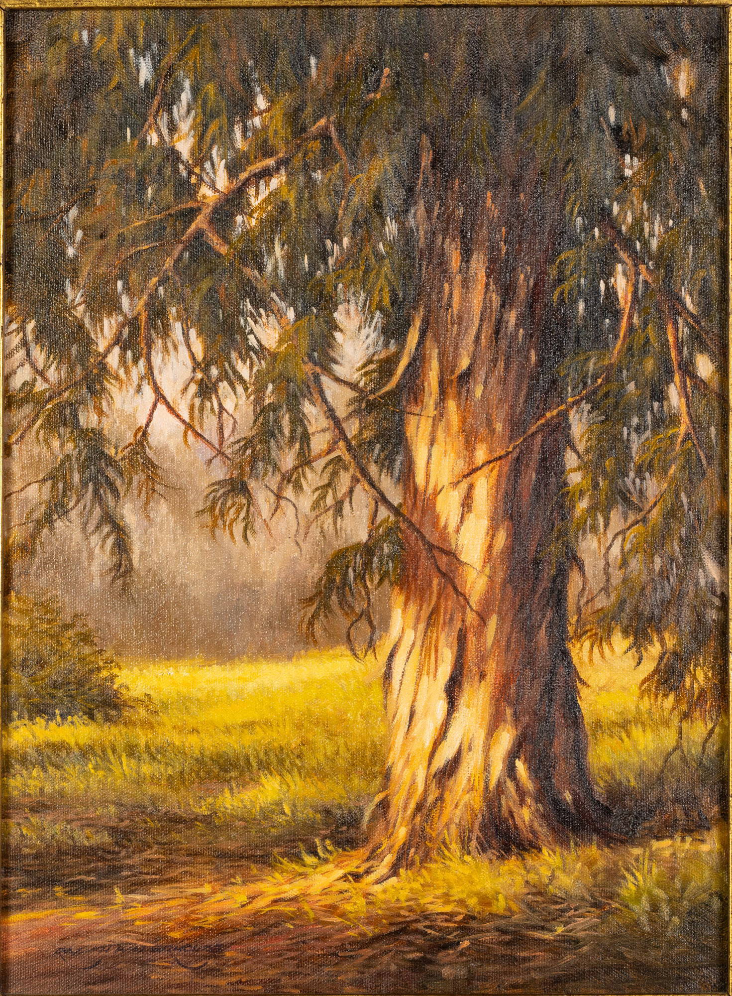 Ralph Waterhouse (b. 1943), Sequoia Tree, O/c Auction