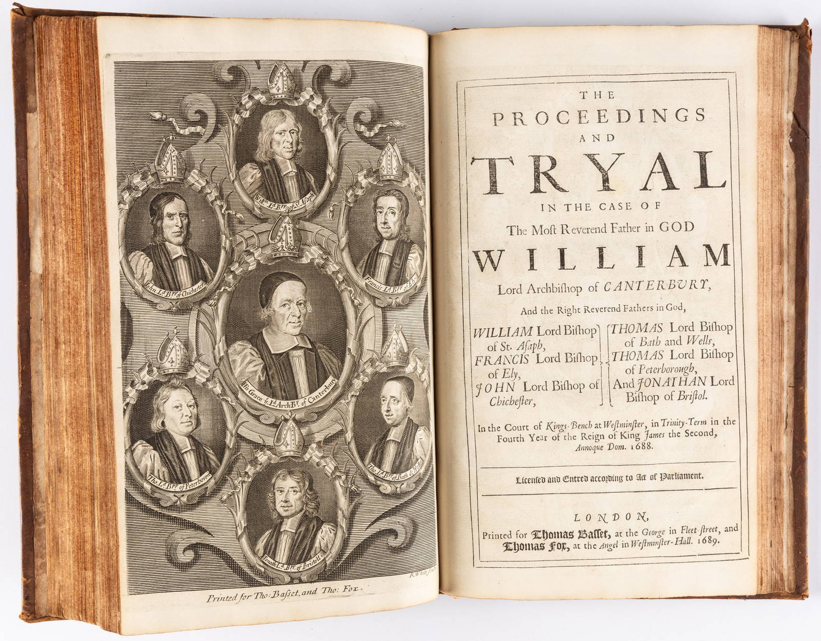(popish Plot) Tryals, 7 Trials Bound Together, 1680s Auction