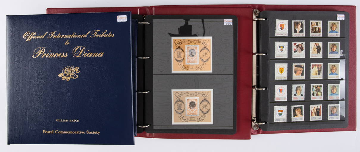 Group Of Princess Diana And The Royal Family Stamps