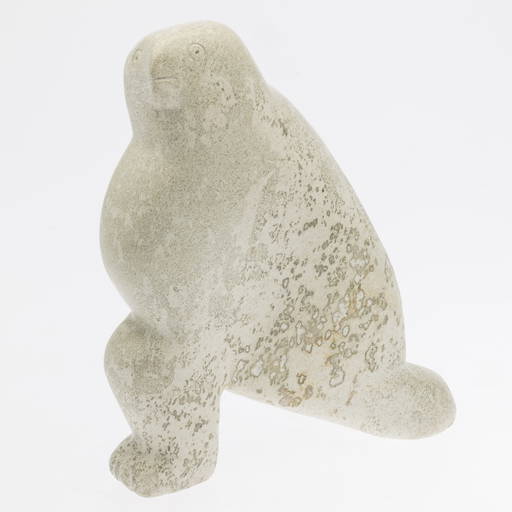 Inuit Carved Stone Hawk, Illegibly Signed