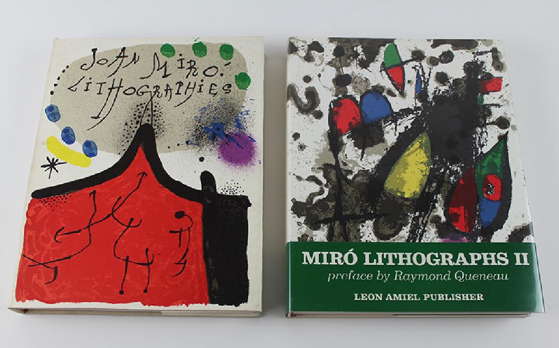 Joan Miro lithograph books (two)