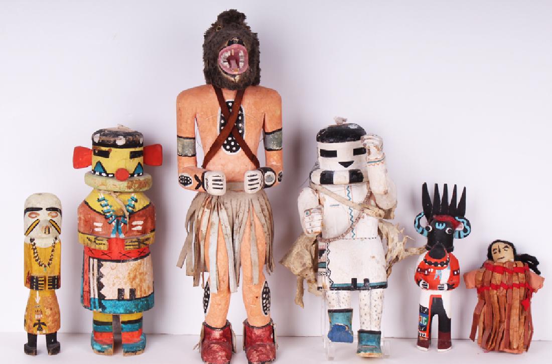 Native American Kachina Dolls (early To Mid 20th