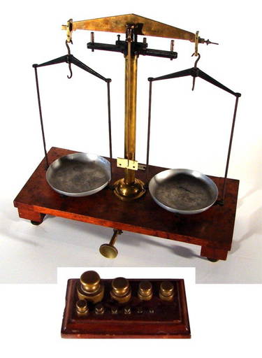 Brass Assay Scale By L. Oertling Ltd.