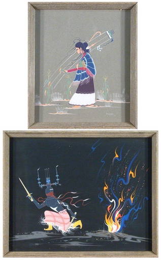 Native American: Robert Chee (1938 1972) Navajo (t