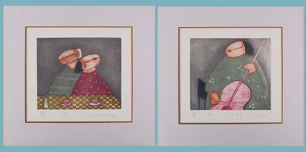 Etching By Eng Tay (b 1947 Malaysian) Signed Lower Right In Pencil ...