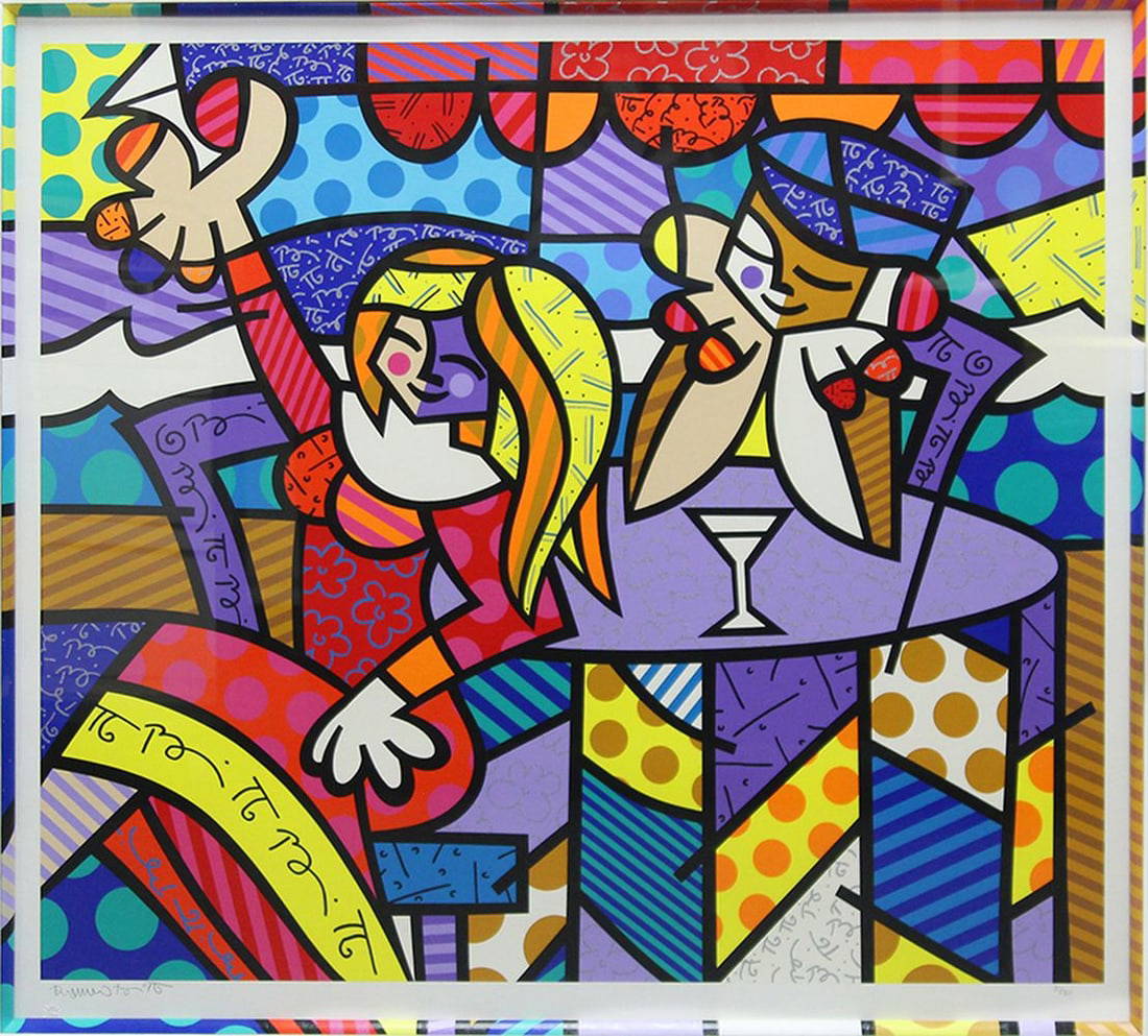 Romero Britto (b. 1963) Brazilian Auction