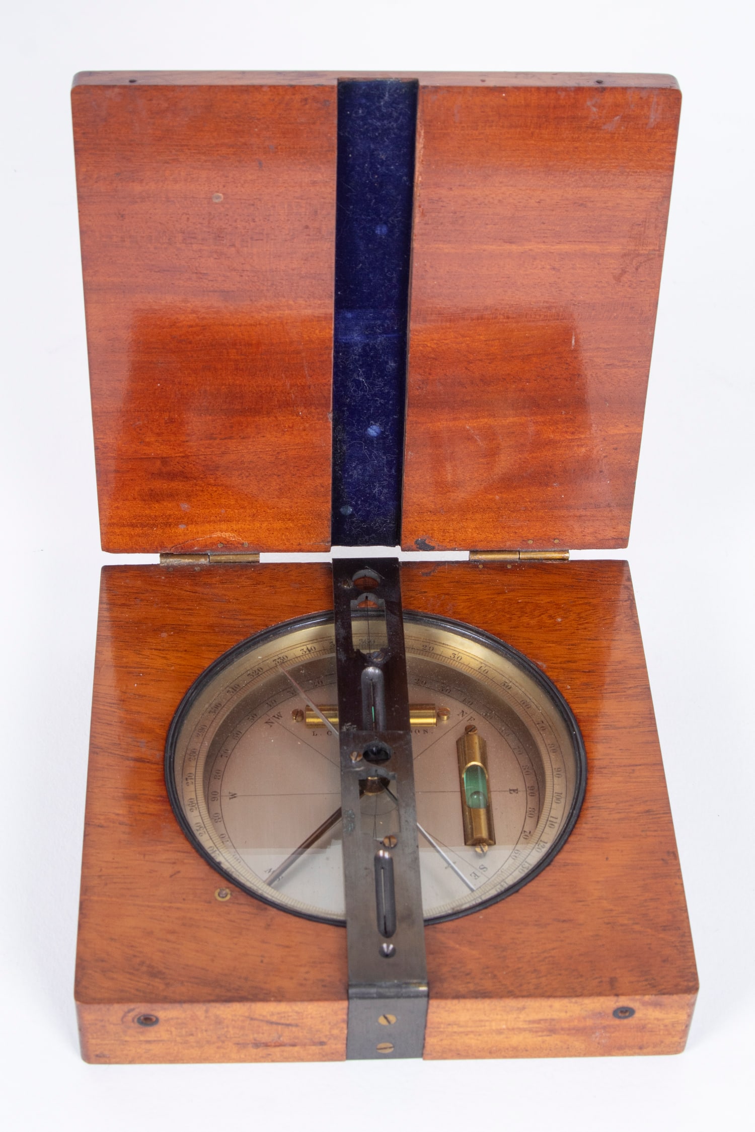 Louis Casella Encased Surveyors Compass (19 Th Century) British Auction
