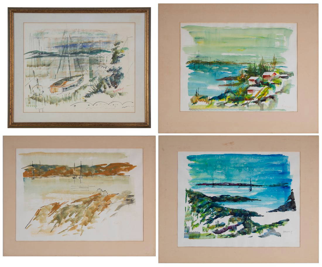 Alfred Birdsey (1912-1996) Bermuda (four) Auction