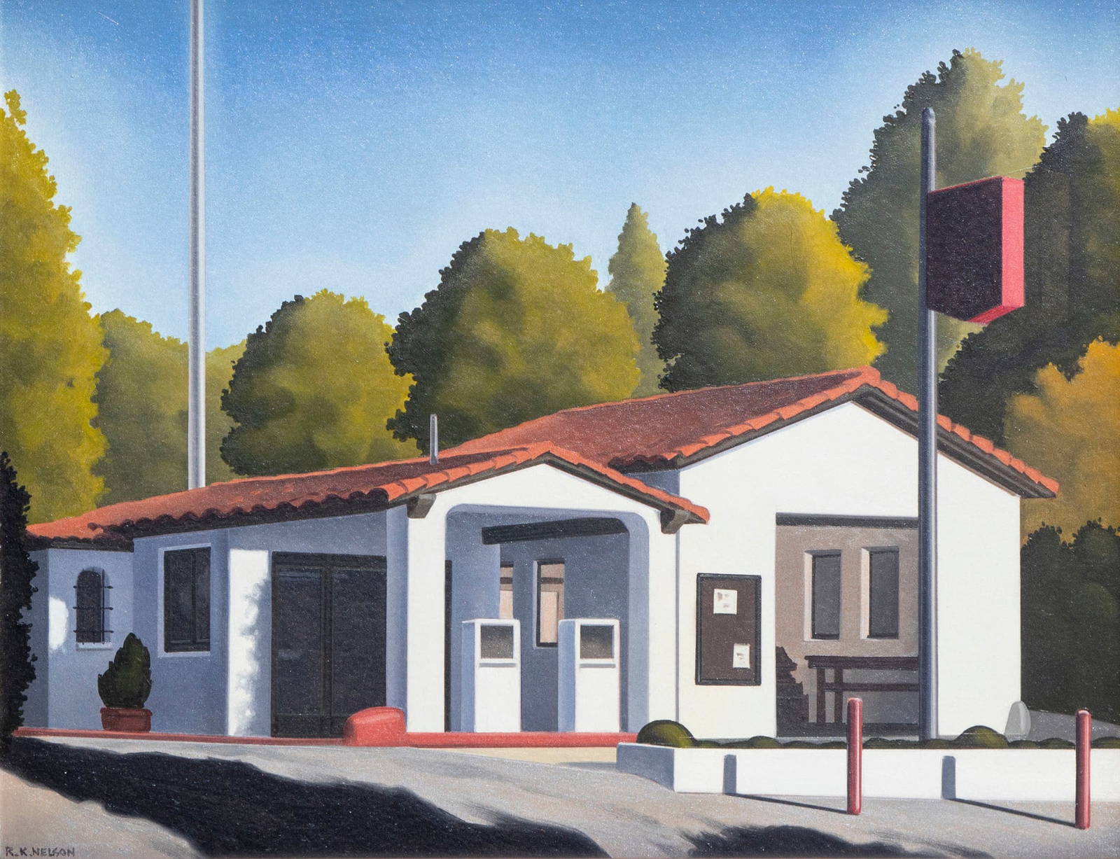 Kenton Nelson (b. 1954) California Auction