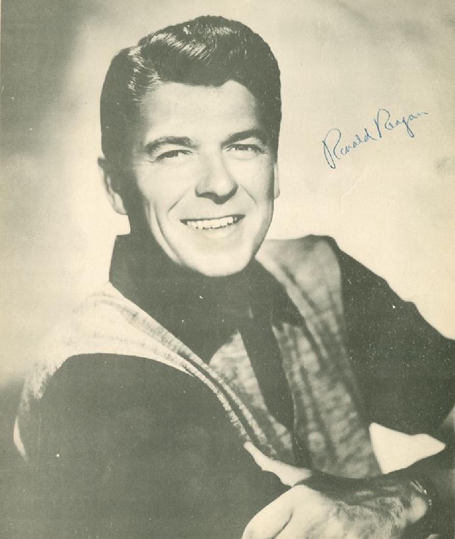 Reagan, Ronald Black And White Photograph Of Ronald