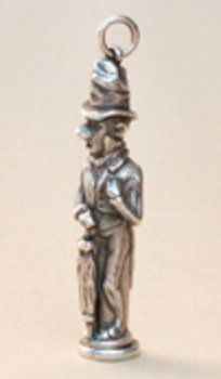 94C: RARE 'ALLY SOPER' SILVER FIGURAL PENCIL