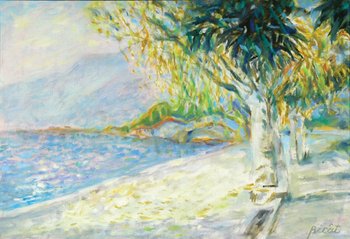 Andre Bicat (1909 1996) Villeneuve, Lake Geneva