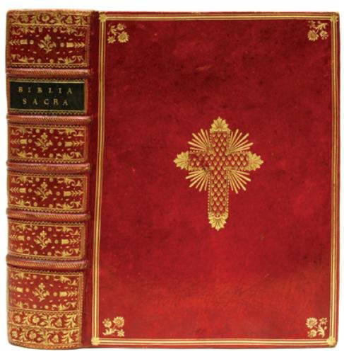 Bible, Latin, Binding