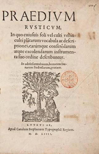 Estienne (charles) Praedium Rusticum 1554