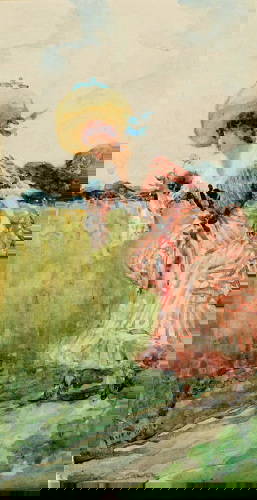 Ludovici (albert, Jnr. 1852 1932) Watercolour Wit