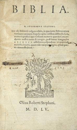 Bible, Latin, Biblia...en Tibi Biblioru Vulgata Ed