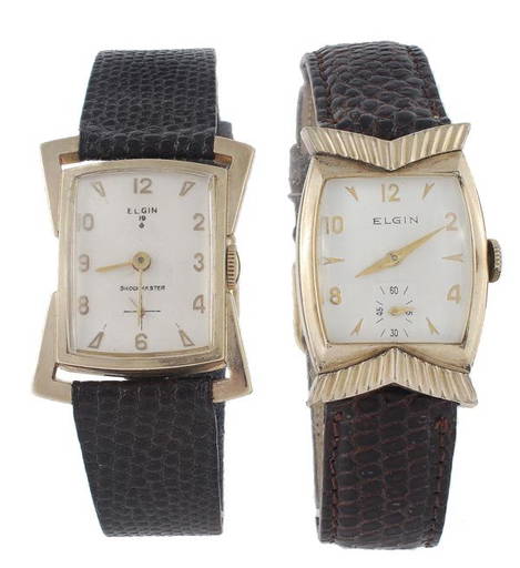 Elgin, Shockmaster, A 1940s Gold Filled Wristwatch