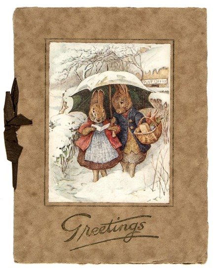 [Potter (Beatrix)] Christmas Greetings Card