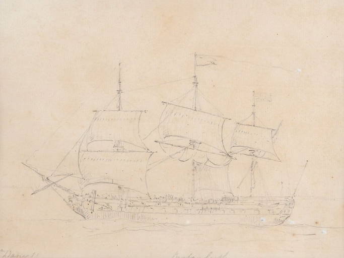 William Daniell (1769 1837) The Bombay Castle,