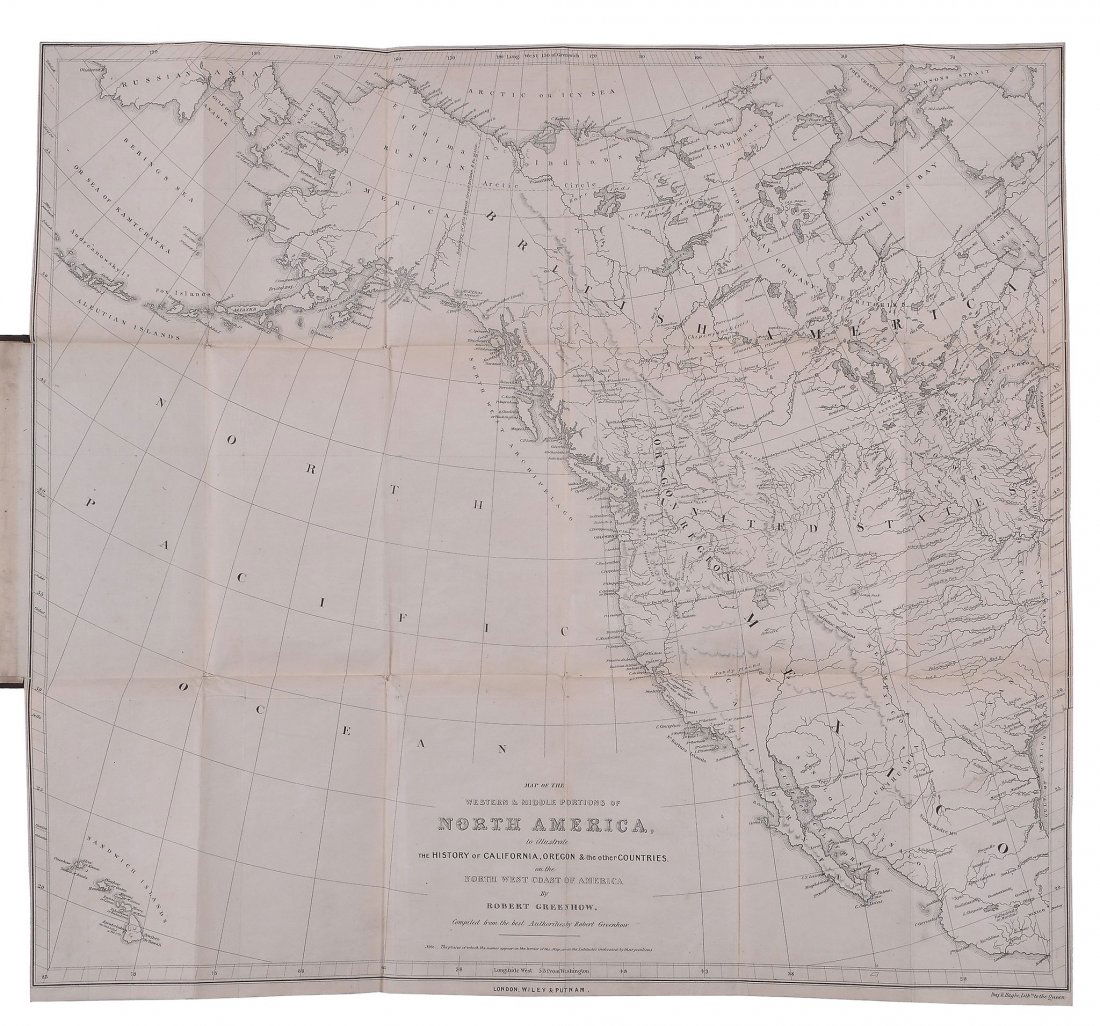Greenhow (robert) Map Of The Westerrn & Middle