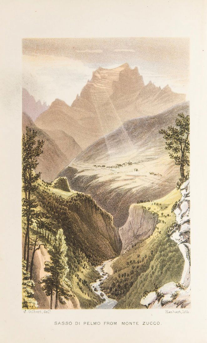 And George Cheetham Churchill. The Dolomite Mountains,