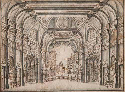 Bibiena Family (18th Century), Circle Of. Stage