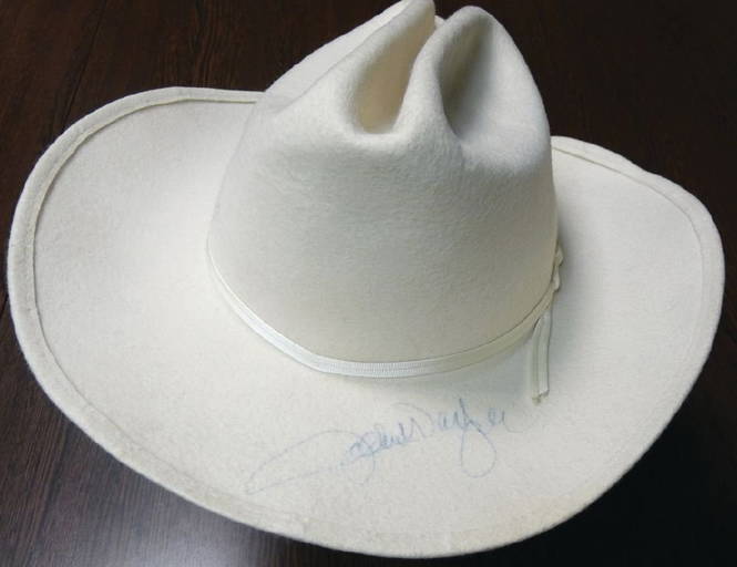 Wayne, John Cream Stetson Western Trails Hat By