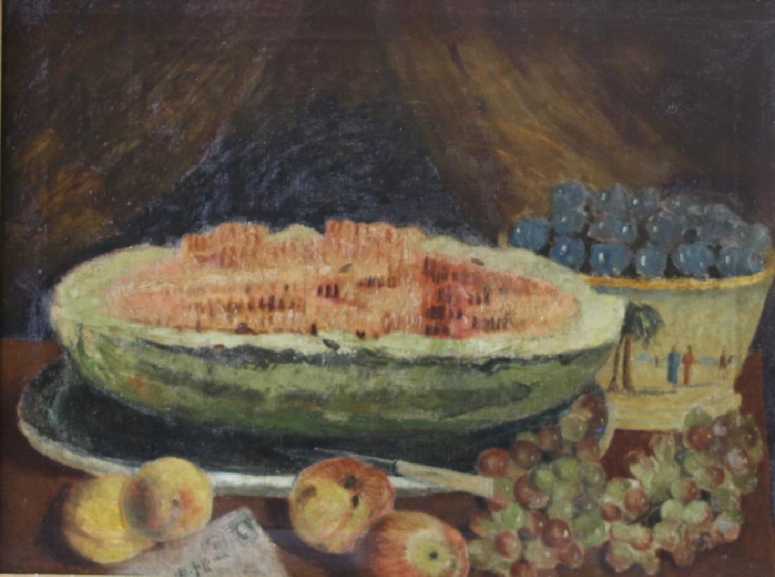 William Birdsall Gifford Still Life O/C