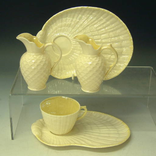 Five Piece Beleek Porcelain