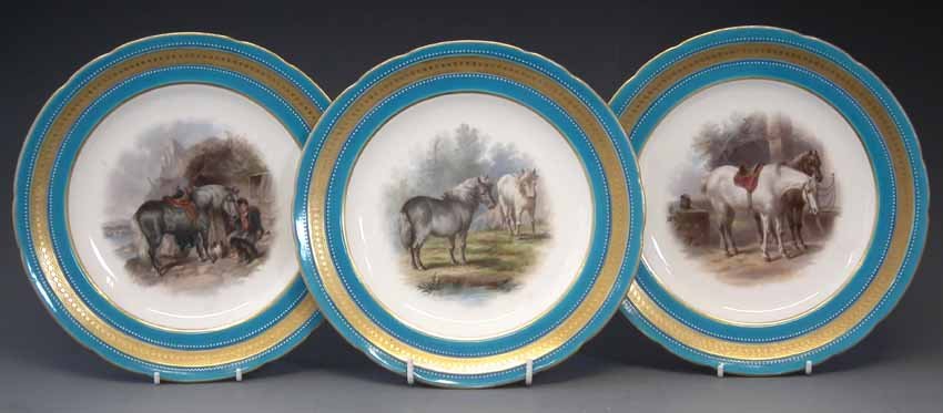 Three Minton Plates monogrammed by Henry Mitchell circa - Jul 10, 2014 ...