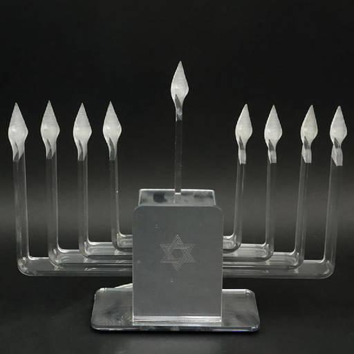 Contemporary Lucite Electric Menorah. Unsigned. Not - Mar 08, 2017 ...